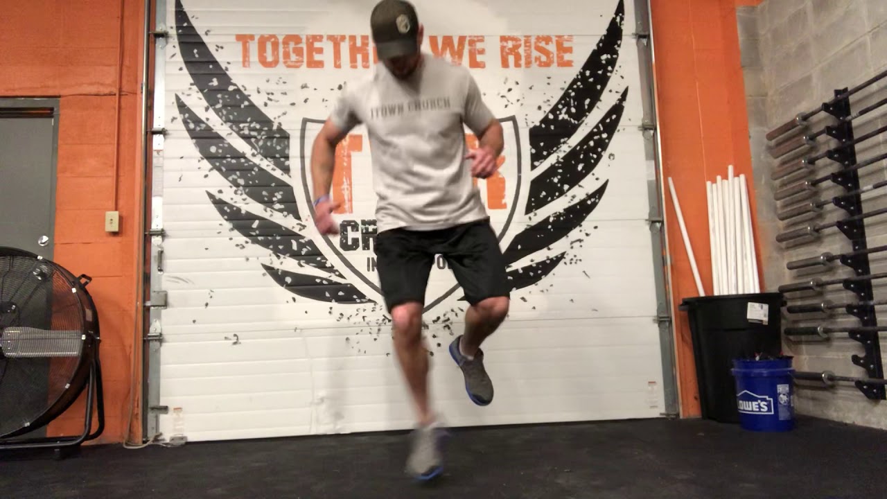 Single leg lateral line hops - YouTube