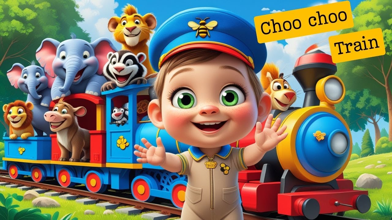 Train Choo Choo 3 Song | Nursery Rhymes & Kids Songs | The Train Song ...
