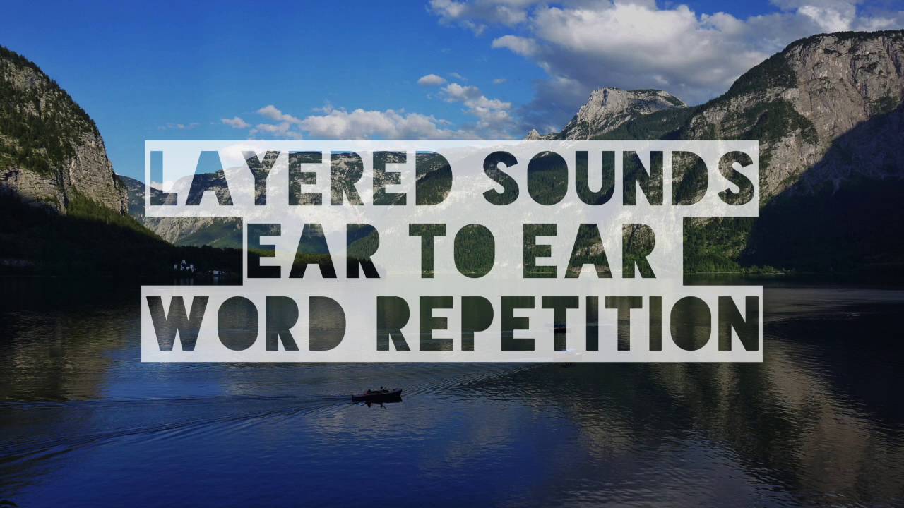 ASMR Layered sounds | ear to ear | Repeating trigger words - YouTube