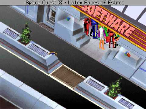 Let's Play Space Quest 4 - part 9 - Galaxy Galleria - YouTube