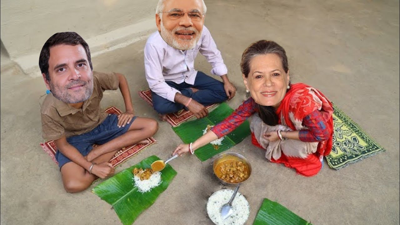 मोदी जी को दावत पर बुलाकर आलू की सब्जी खिलाई | Modi Edit Funny Video ...
