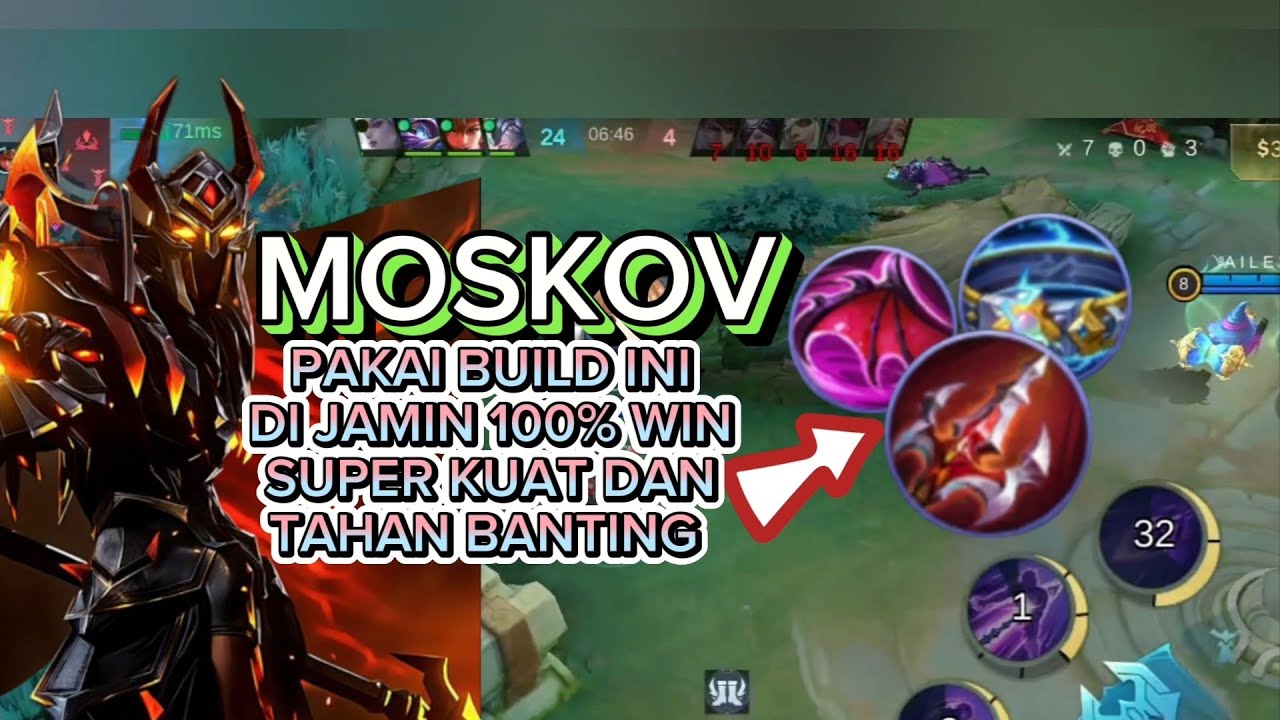 14 KILL+9999% MOSKOV‼️ MENJADI MOMOK MENAKUTKAN BAGI TIM LAWAN PAKAI ...