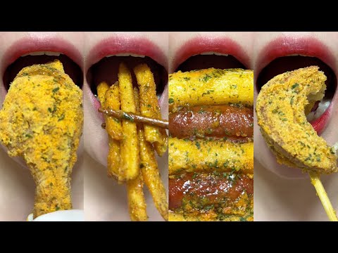 asmr KOREAN CHICKEN BBURINKLE (CHEESE) MUKBANG eating sounds