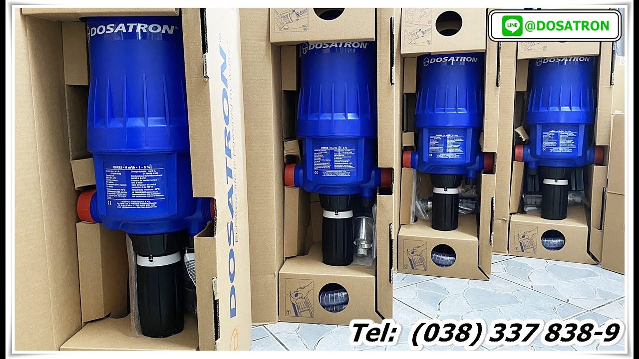 DOSATRON MODEL D8RE5 (1-5%) ปั๊มผสมของเหลวไม่ใช้ไฟฟ้า /Tel: (038) 337 838-9 / LINE @DOSATRON ...