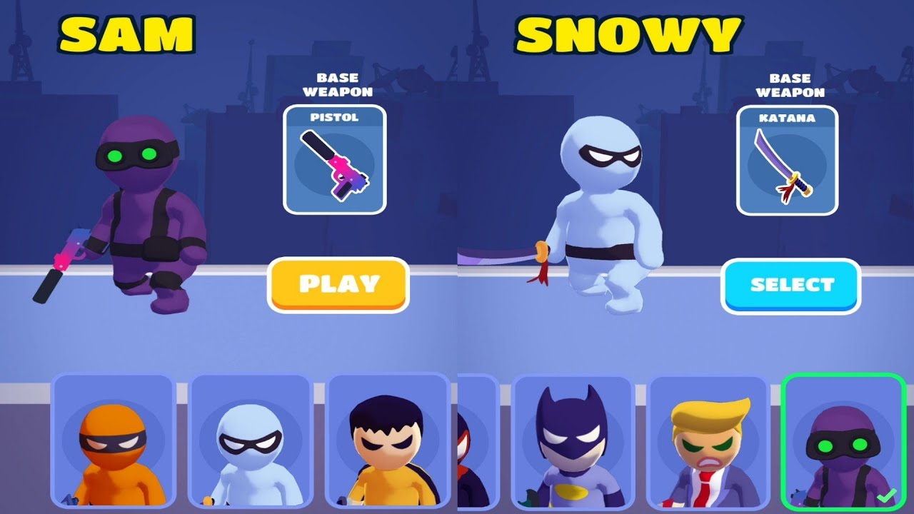 STEALTH MASTER | ALL SKINS UNLOCKED GAMEPLAY - YouTube