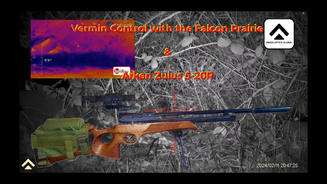 Falcon Prairie & Arken Zulus - Night time vermin shoot - YouTube