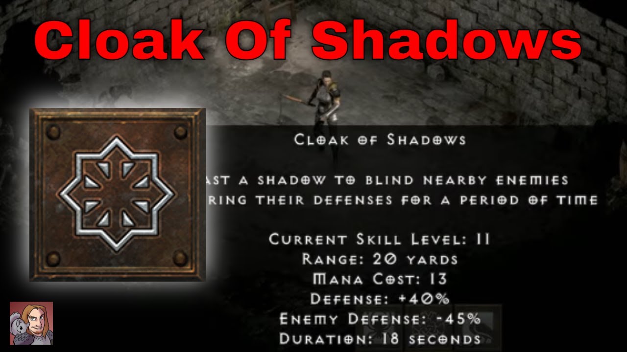 D2R Skills & Abilities - Cloak Of Shadows, Shadow Disciplines (Assassin ...