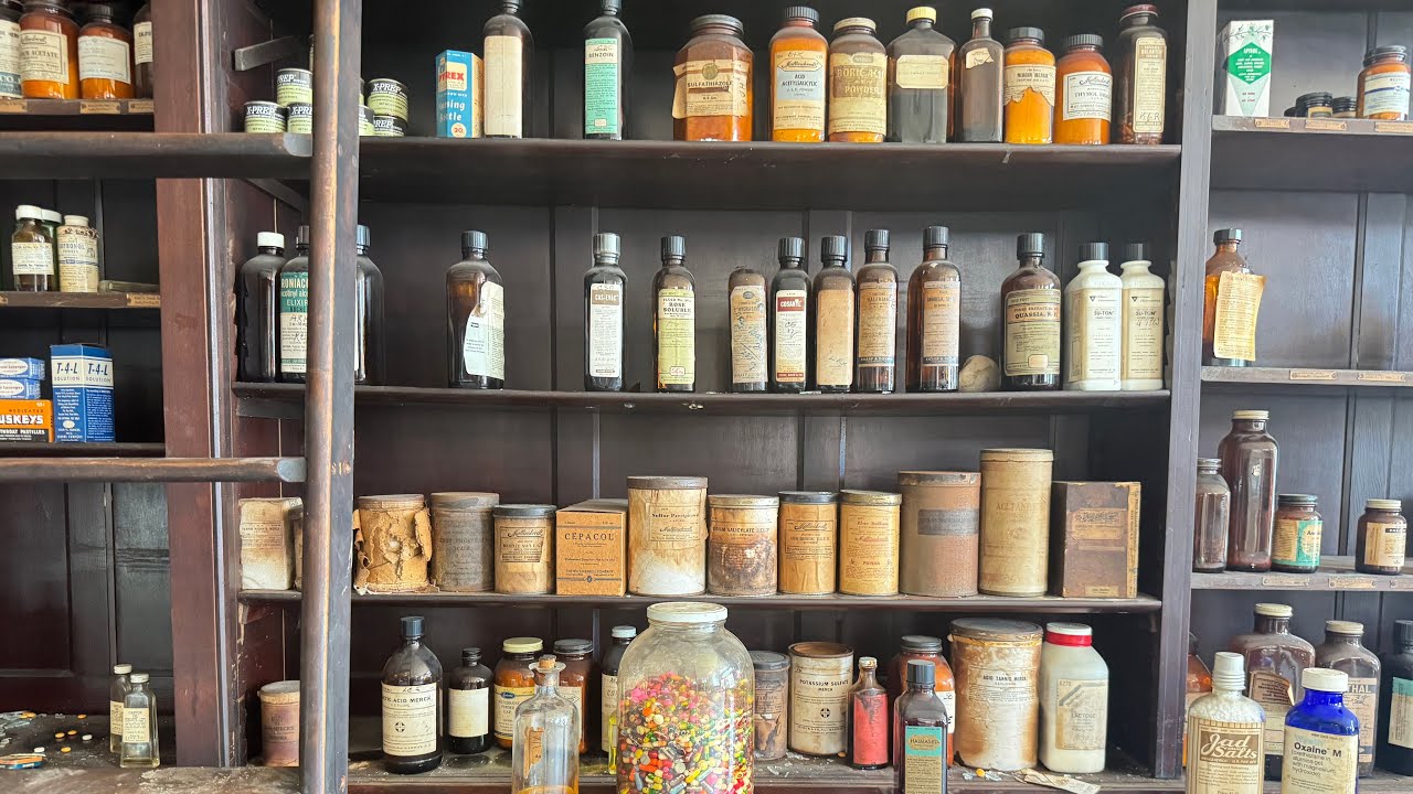 Abandoned 1900s Pharmacy - YouTube