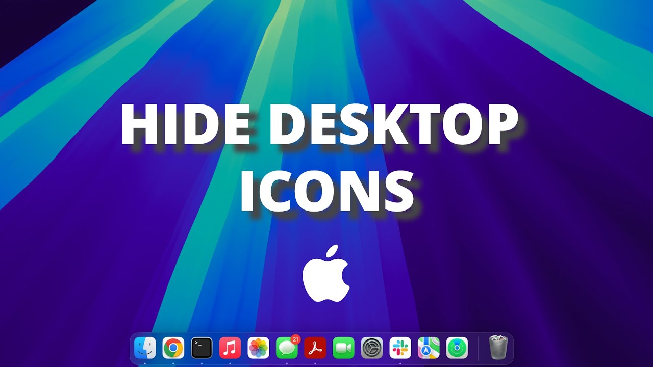 Hide All Desktop Icons on Mac in Seconds! - YouTube