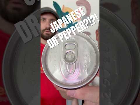 #japanese #drpepper from #japan #tastetest on #JoelandJoel of #shorts for #shortsfeed