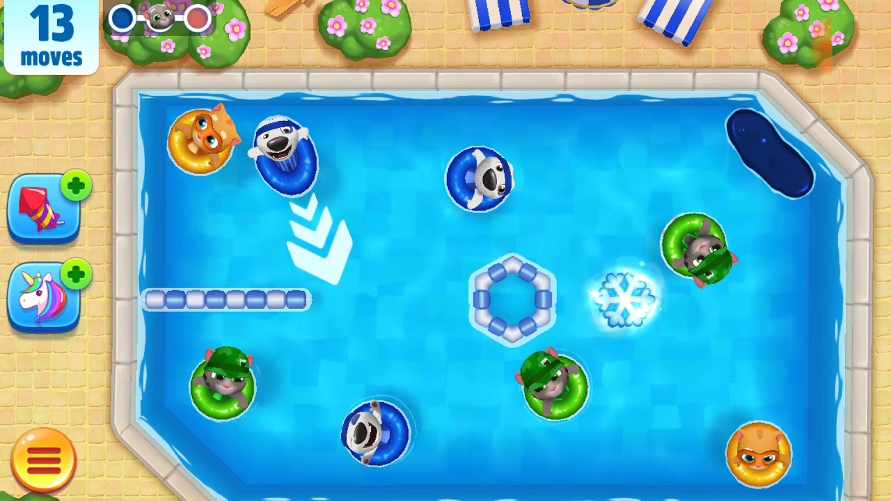 Talking Tom Pool.Bonus Level-20 - YouTube