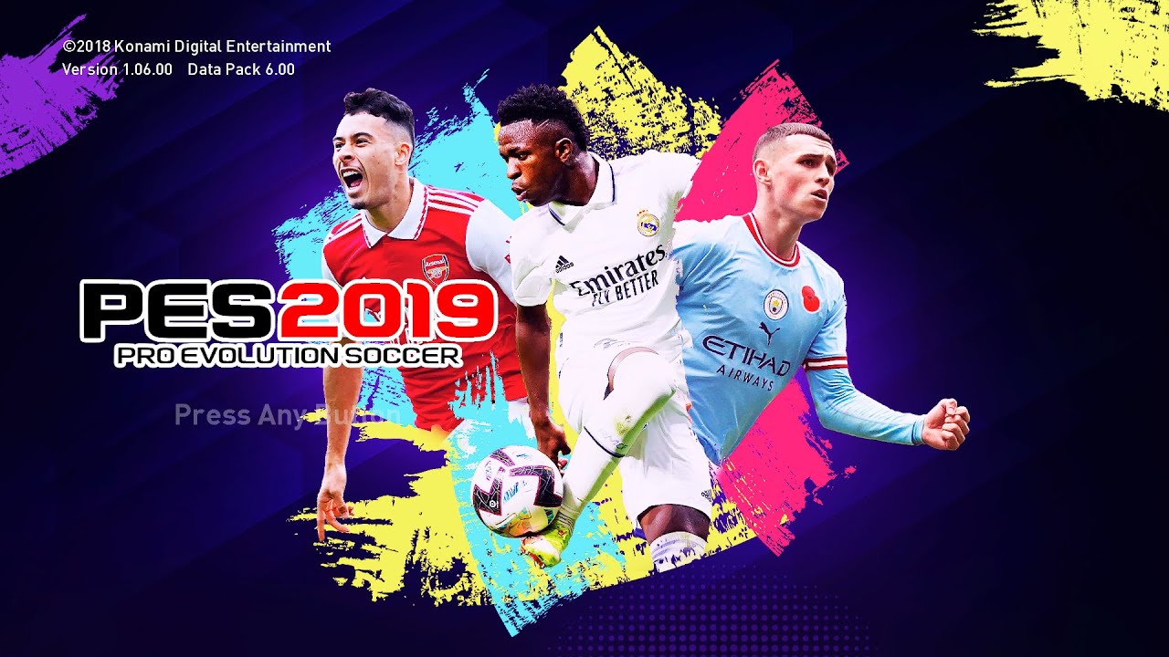 PES 2019 New Menu Premier League smoke patch 19.4.2 | Teguh Tanker ...