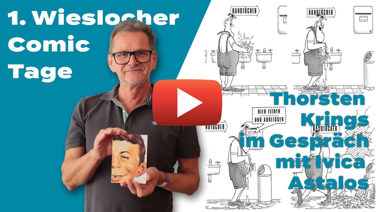1. Wieslocher Comic-Tage - Interview mit I. Astalos - YouTube