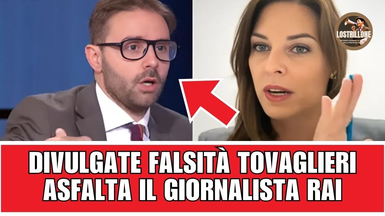 DIVULGATE FALSITà TOVAGLIERI ASFALTA IL GIORNALISTA RAI - YouTube