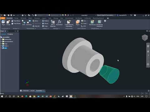 Adaptive Contrain in Autodesk Inventor - YouTube
