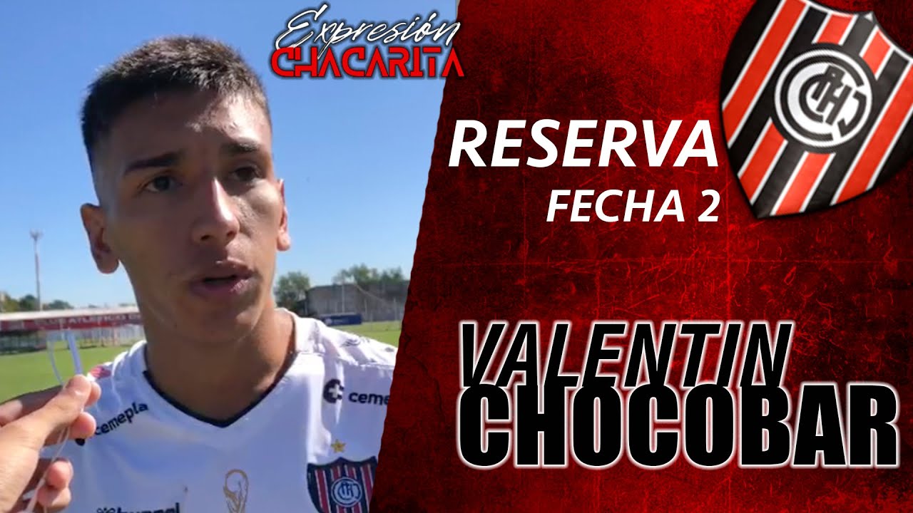 VALENTIN CHOCOBAR TRAS EL EMPATE DE CHACARITA CON ALMIRANTE BROWN - YouTube