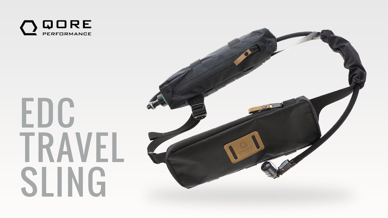 The EDC Travel Sling by Qore Performance®: smaller than a backpack ...