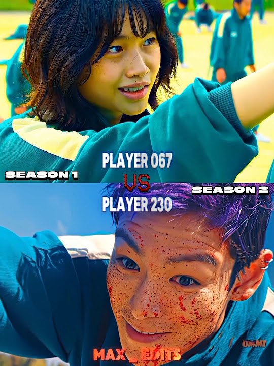 Player 067 vs Player 230 | Squid Game Season 1&2! #squidgame #squidgame2 #edit - YouTube