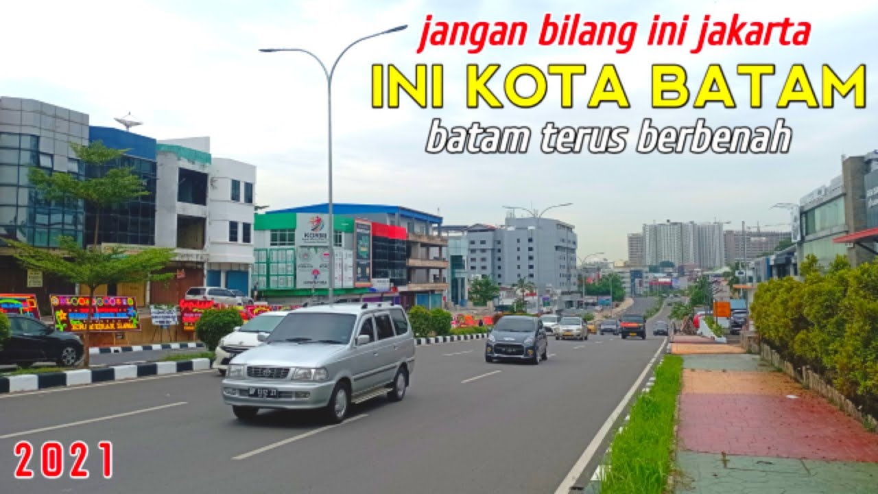 Suasana jalan paling keren di kota batam saat ini - YouTube