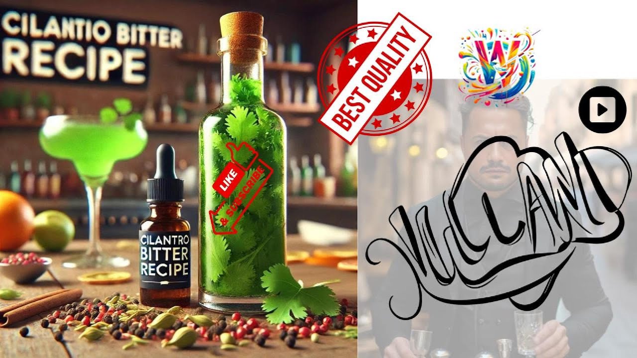 Hacer un bitter de cilantro en casa 💯 👈🏽 - YouTube