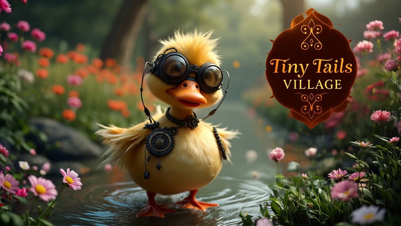 Tiny Tinkerers: Cute Steampunk Animals in Action - AI Video - YouTube