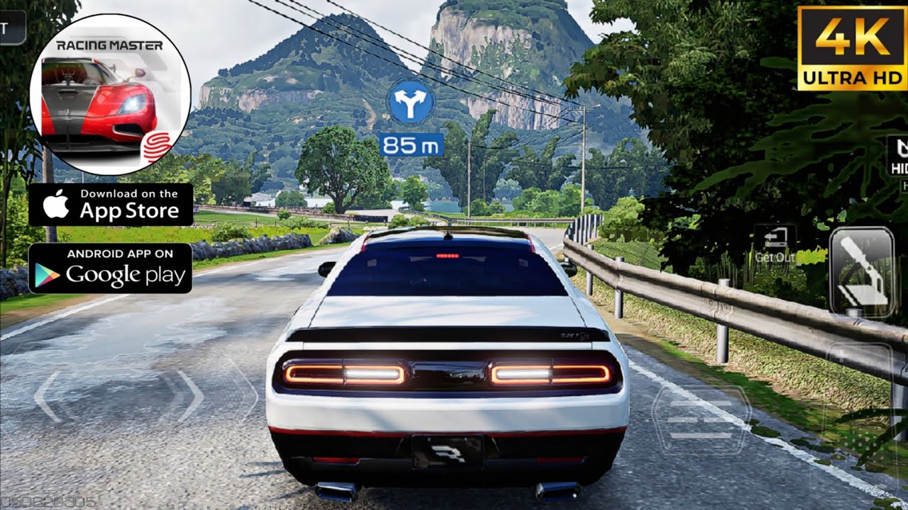 Racing Master Gameplay Max Graphics 4K Dodge Challenger🔥 - YouTube