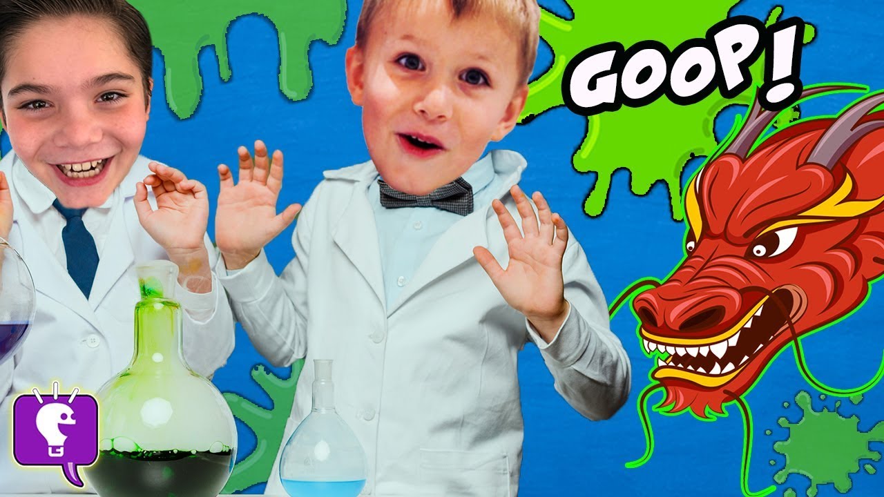 GREEN GOOP in our HobbyScience Lab with HobbyKids - YouTube
