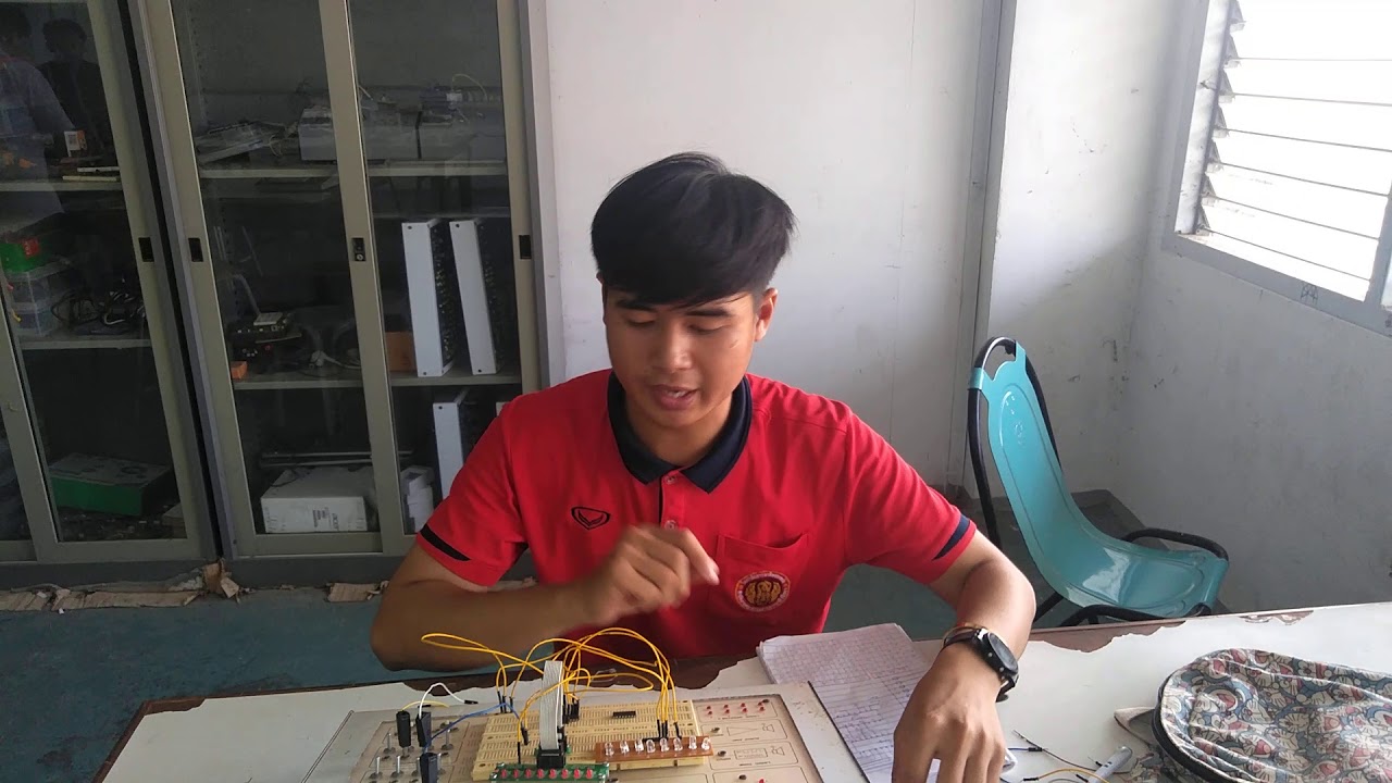 วงจรถอดรหัสเเละเข้ารหัสEncoder and Decoder circutsโดยใช้ไอซีเบอร์ ...