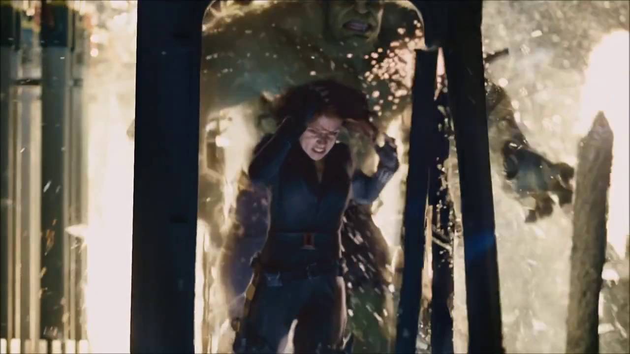 The Avengers fight: Black Widow Vs The Hulk Vs Hawkeye - YouTube
