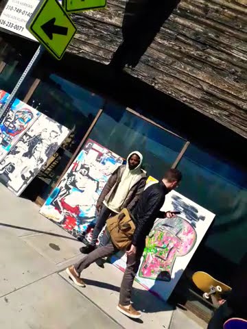Killboy the artist! DIY art painting sale Venice Beach Abbot Kinney ...