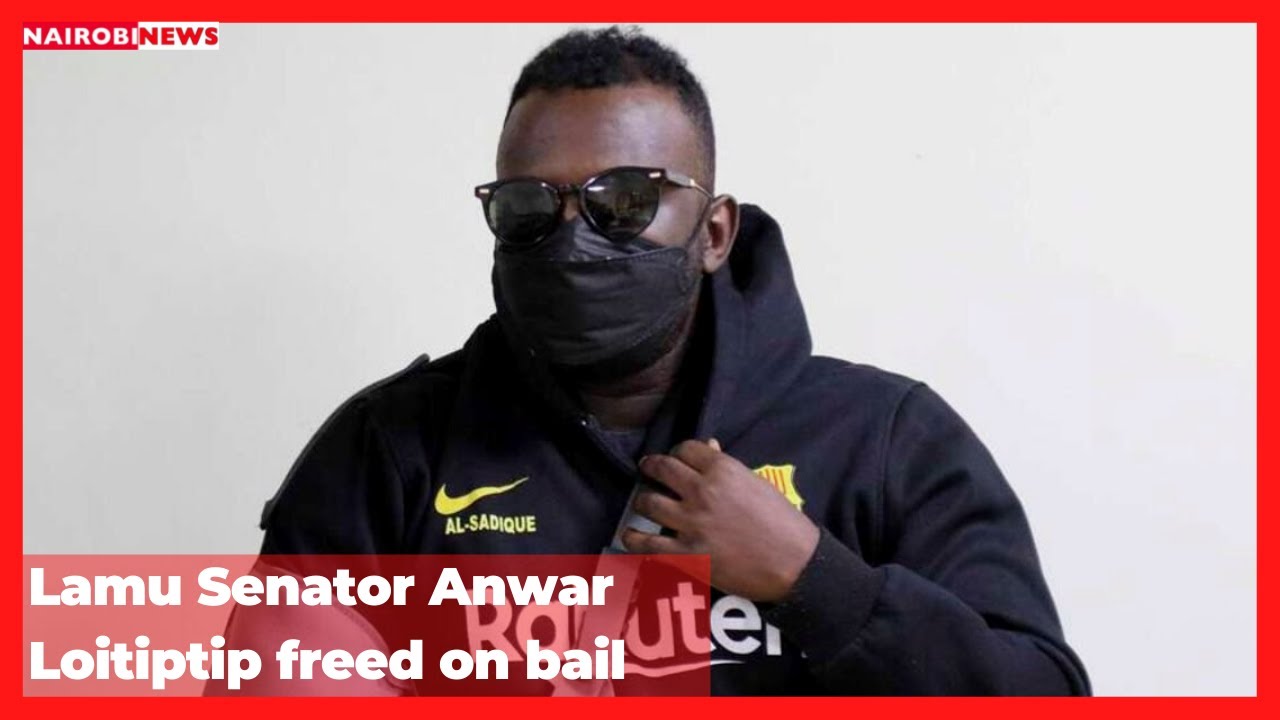Lamu Senator Anwar Loitiptip freed on bail - YouTube