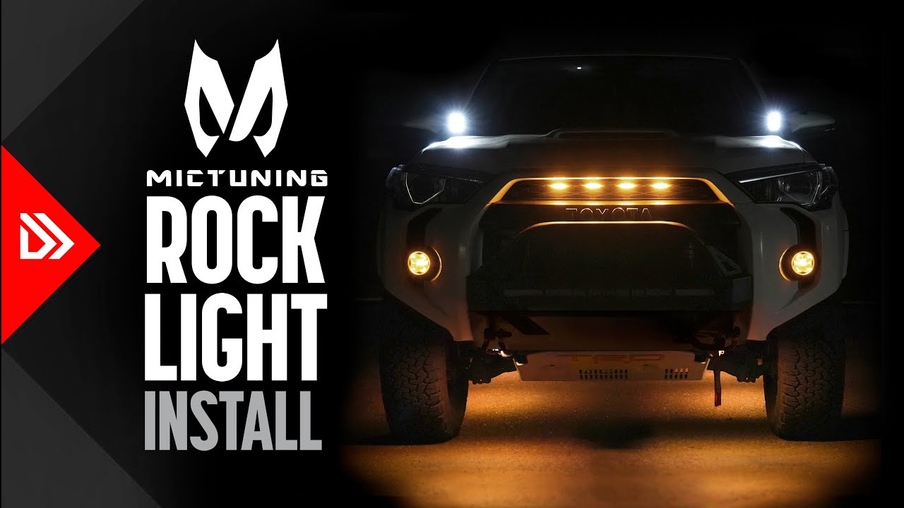 Rock Light Install on my 5th Gen 4Runner - MicTuning C2 RGBIC LED Rock ...