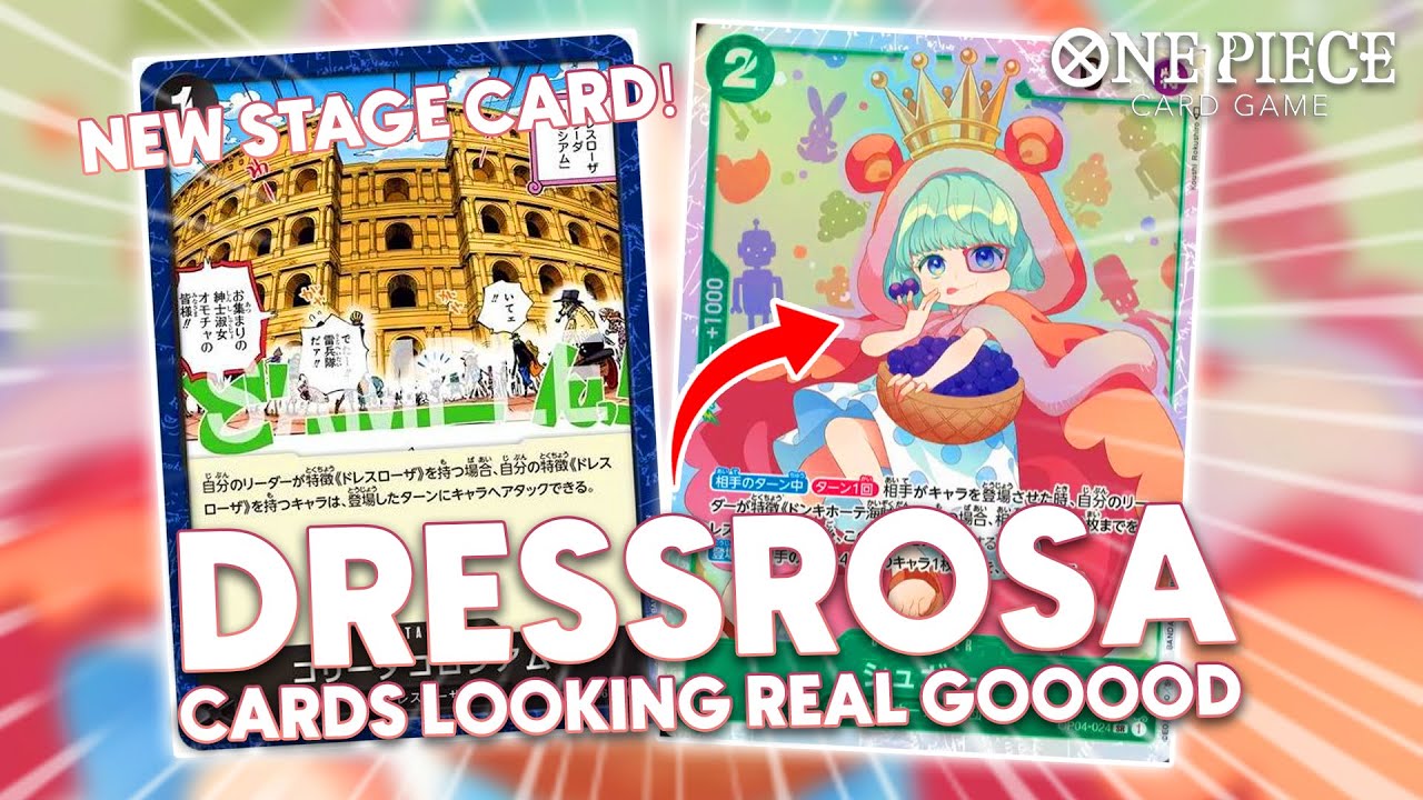 WE GOT NEW DRESSROSA CARDS SO LET'S TALK ABOUT THEM - ONE PIECE CARD ...