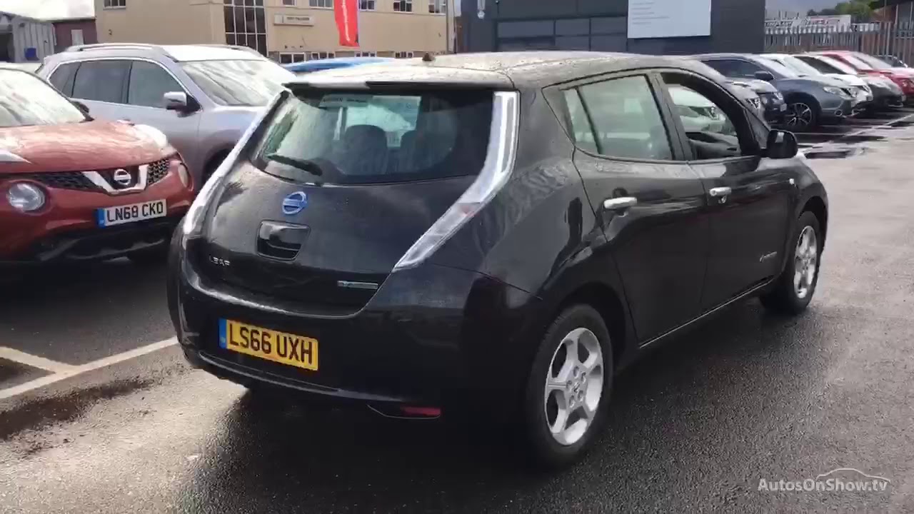 NISSAN LEAF ACENTA BLACK 2016 - YouTube