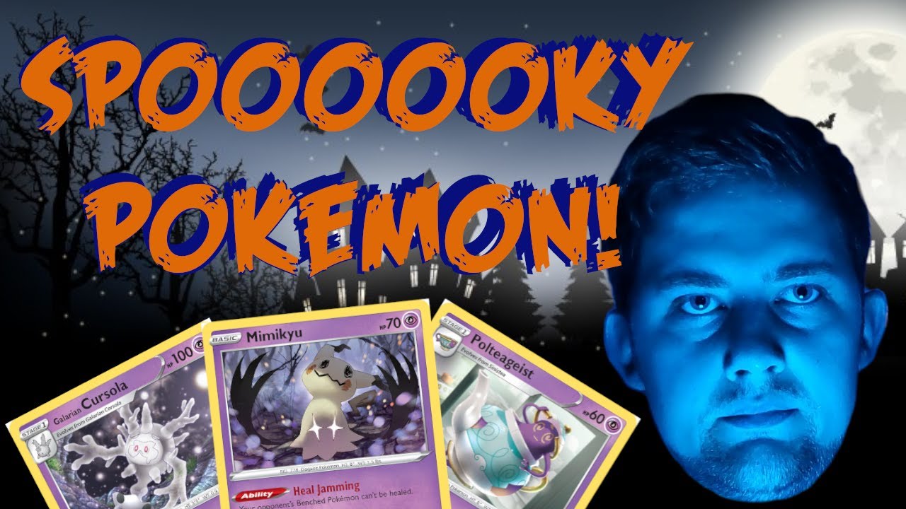 SPOOKY POKEMON CARDS! - My Top Favorite Ghost-Type Cards - YouTube