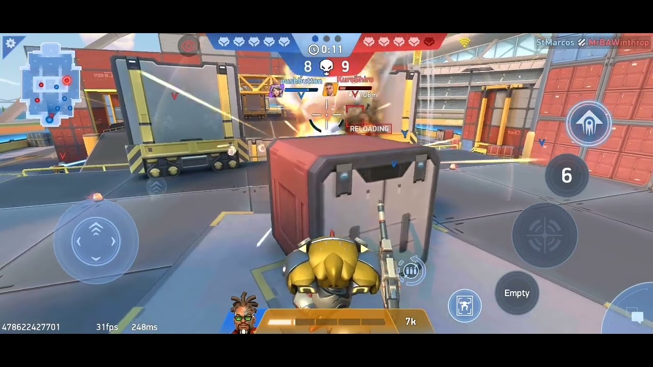 Mech Arena Tournament - Lancer (Battle Chicken) Sniper Langarm 8 Top ...