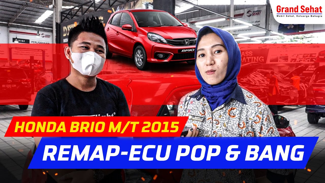 Hasil Remap ECU Pop & Bang Honda Brio 2015, GAHAR TAPI HEMAT.. !! - YouTube