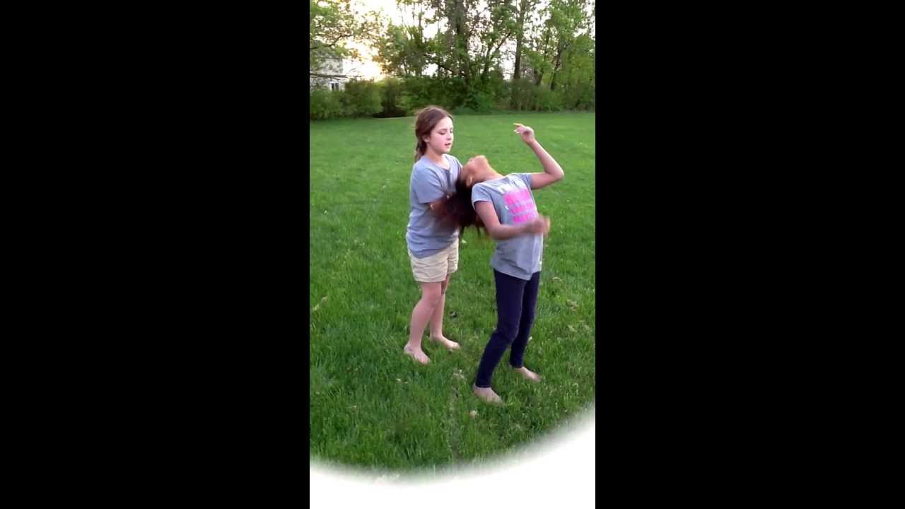 How to do 2 person back bend - YouTube