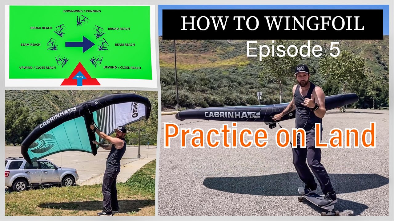 Practice on Land - How to Wingfoil Series - Episode 5 - YouTube