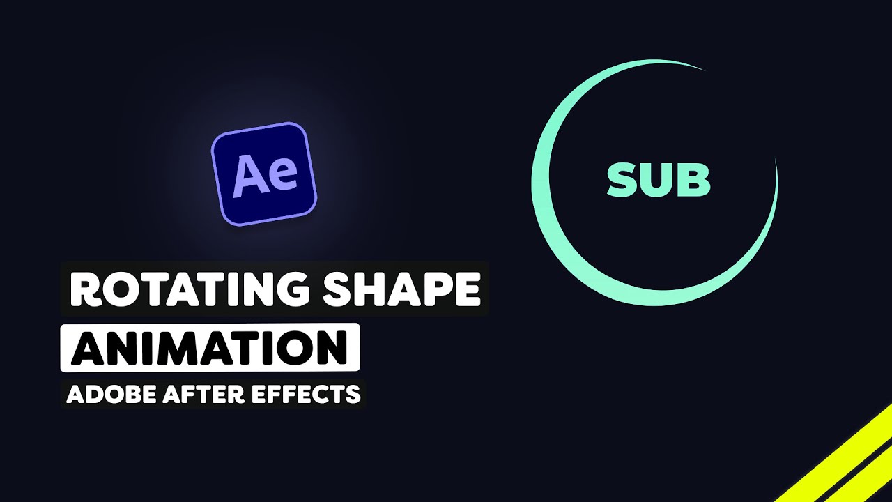 Make Rotating Shape Animation On Adobe After Effects 2024 - YouTube