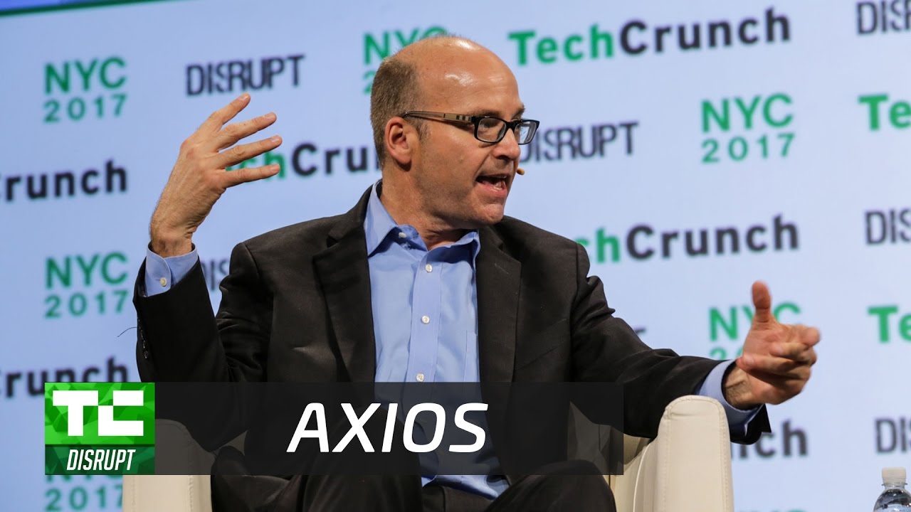 Reinventing the news with Mike Allen of Axios | Disrupt NY 2017 - YouTube