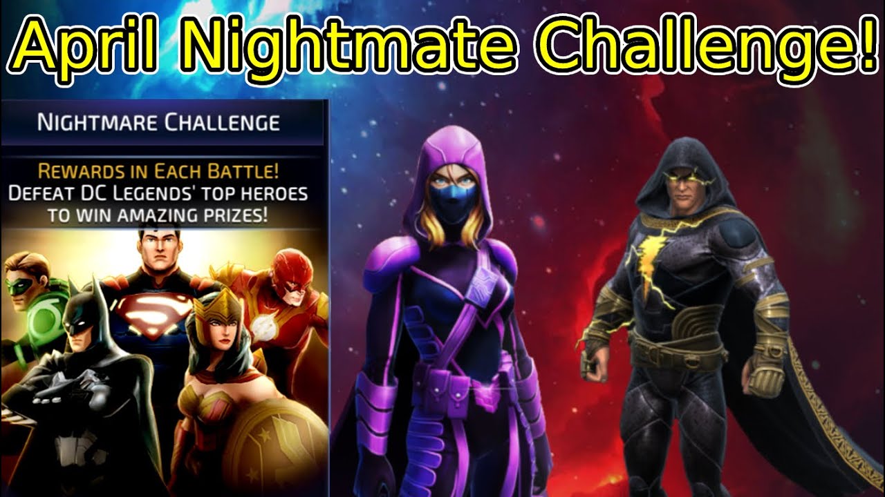 Live! April Nightmare Challenge Completion! | Dc Legends - YouTube