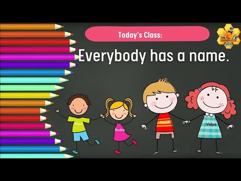 1.9.Everybody has a name..Rhyme.First std..Subject English ..Page no 14 ...