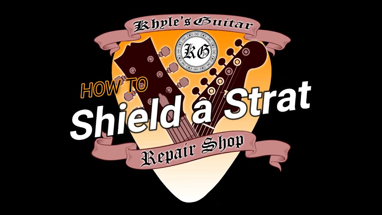 How to install shielding on a electric guitar Vlog#13 - YouTube