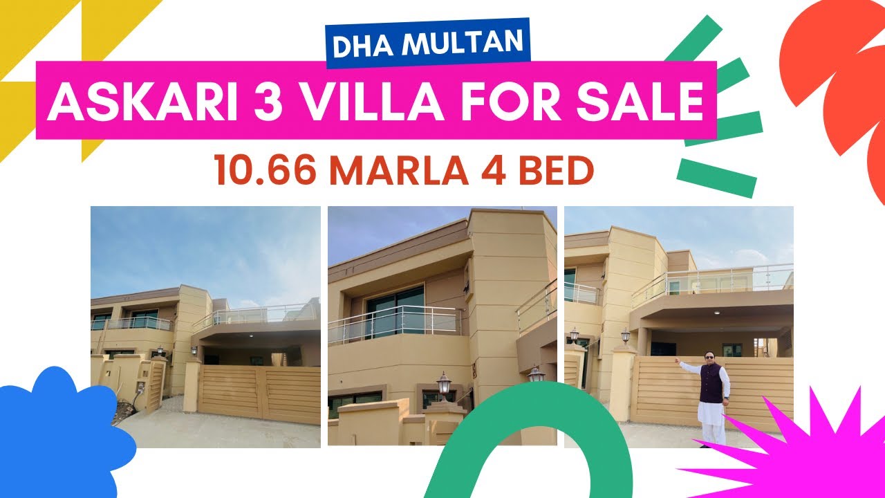 Askari 3 .10.66 Marla 4 bed Brand New villa for sale & rent complete ...