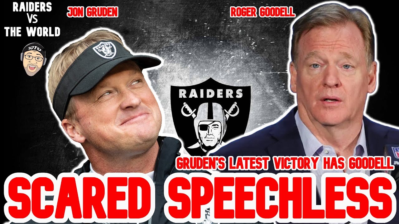 ROGER GOODELL IS SCARED SPEECHLESS AFTER JON GRUDEN COURT WIN! - YouTube