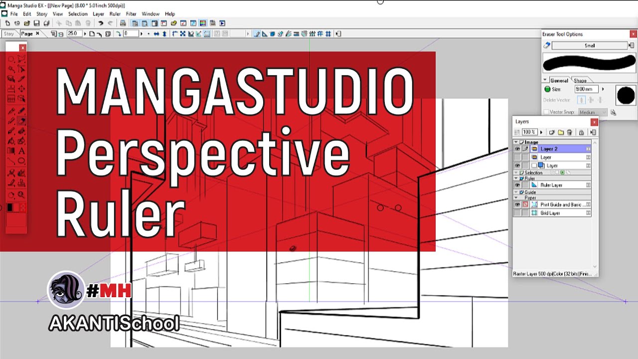 Perspective ruler Manga EX 01 - YouTube