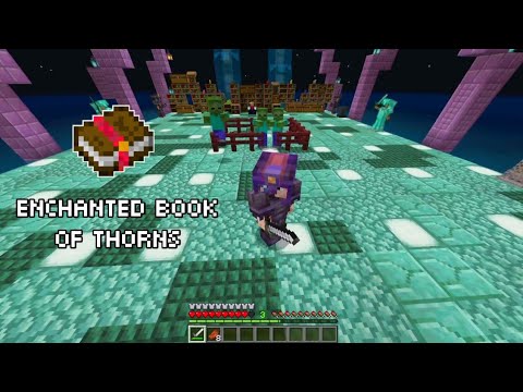 Fungsi Enchanted Book Thorns Minecraft - YouTube