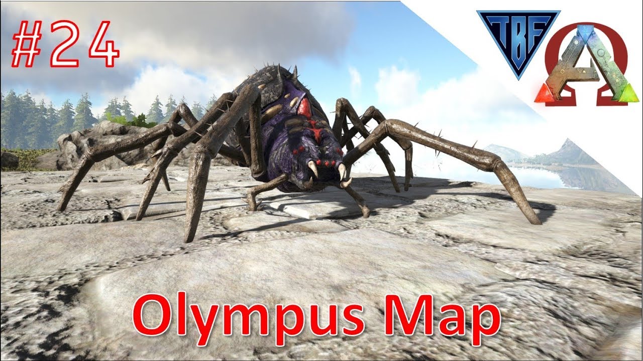 My first time taming a Spider (Araneo tame)! Olympus Map! E24 - Ark ...