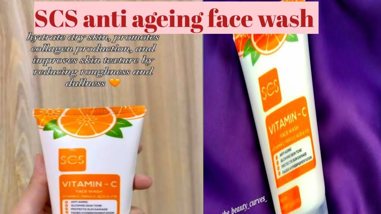 SCS glow and anti ageing face wash #youtube#Reviews# - YouTube